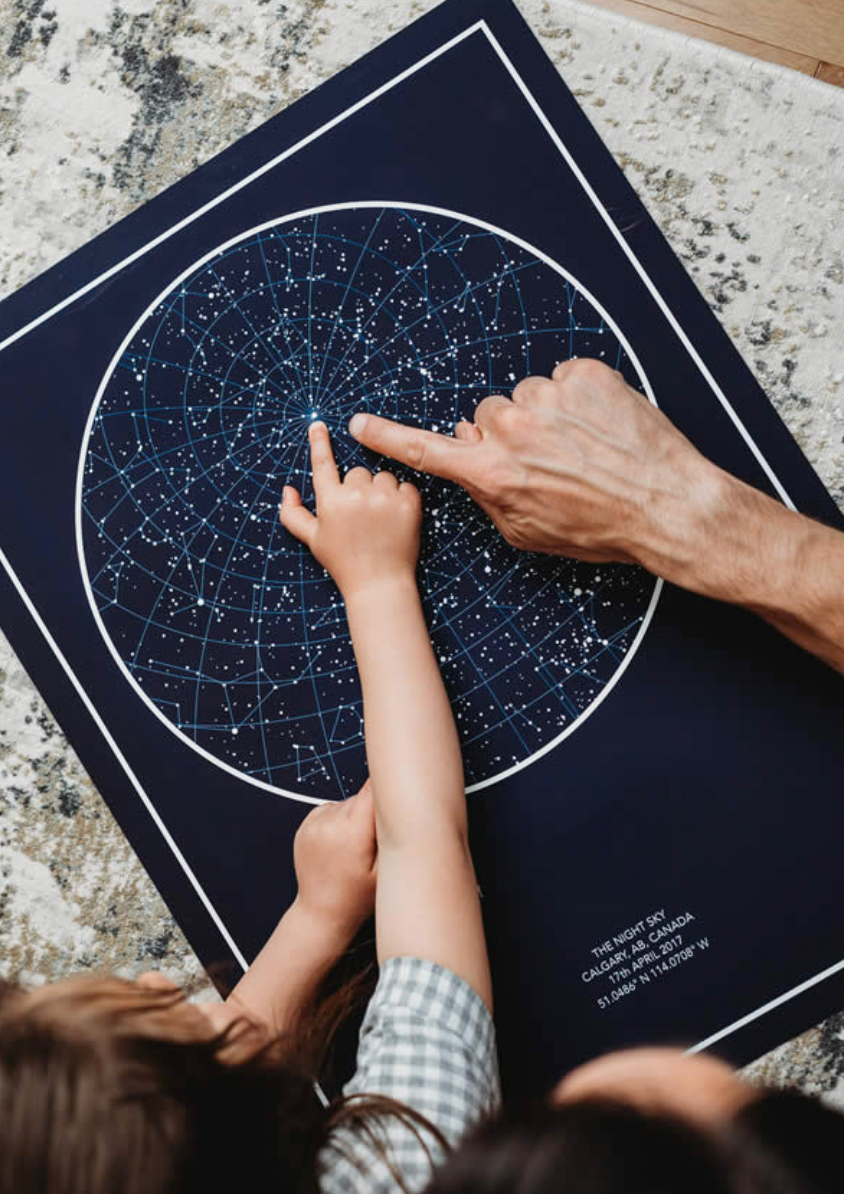 Custom Star Map - A3 Poster (Frameless) – Aureline